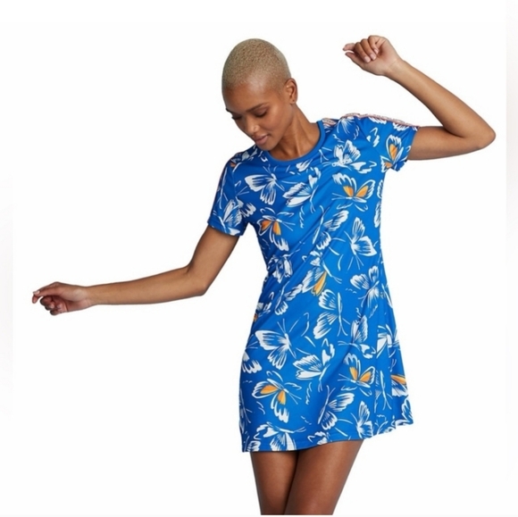 Adidas X Farm Rio | Dresses | 525 Adidas X Farm Rio Collab Bluewhite ...